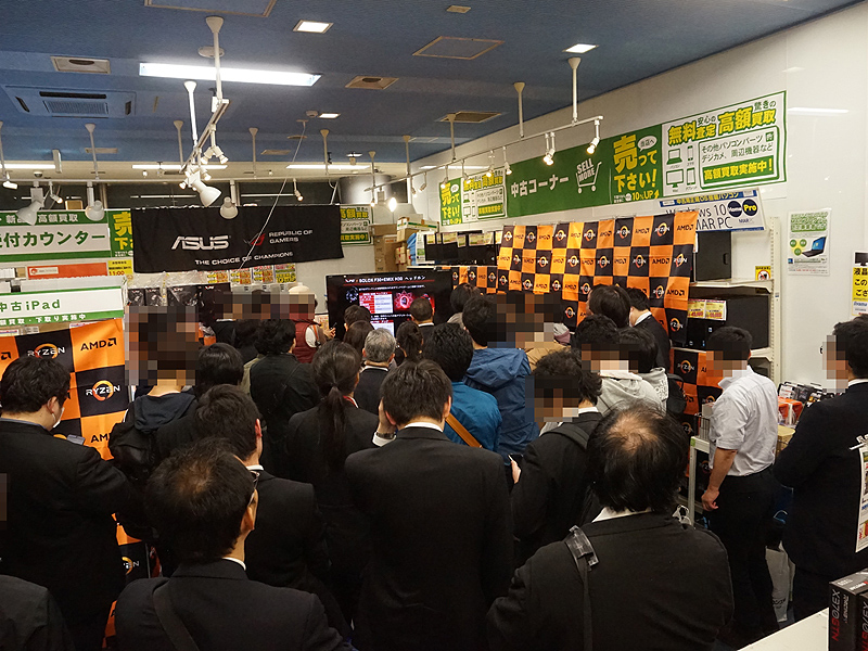 第2世代Ryzenの夜間販売にAMDファン集結、150名以上の人で賑わう - AKIBA PC Hotline!