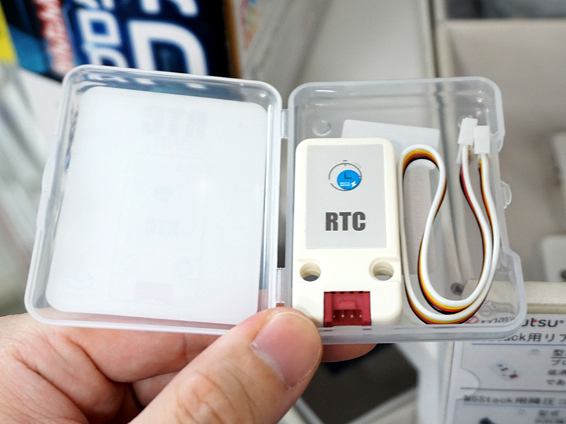 M5Stack用リアルタイムクロックユニット、ボタン電池で数年動作 - AKIBA PC Hotline!