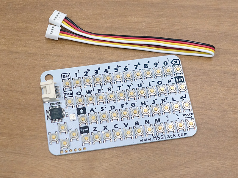 M5Stack用のカード型ミニキーボード - AKIBA PC Hotline!