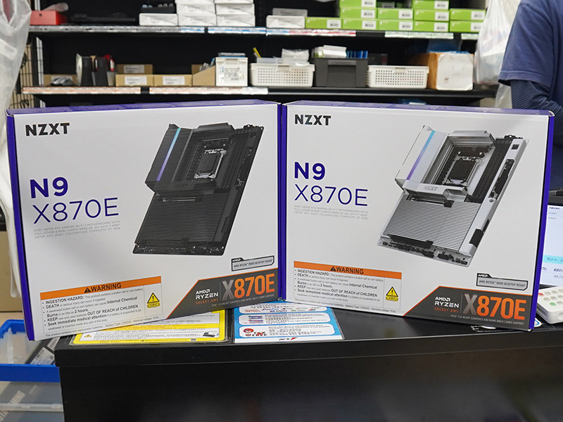 フルカバー仕様のRyzen 9000マザー「N9 X870E」がNZXTから、カラーは2色 - AKIBA PC Hotline!